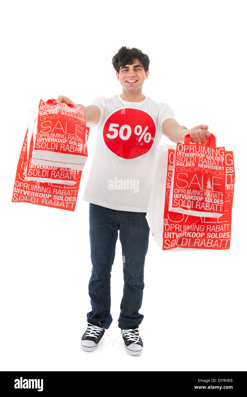 Man selling bags hi-res stock photography and images - Alamy