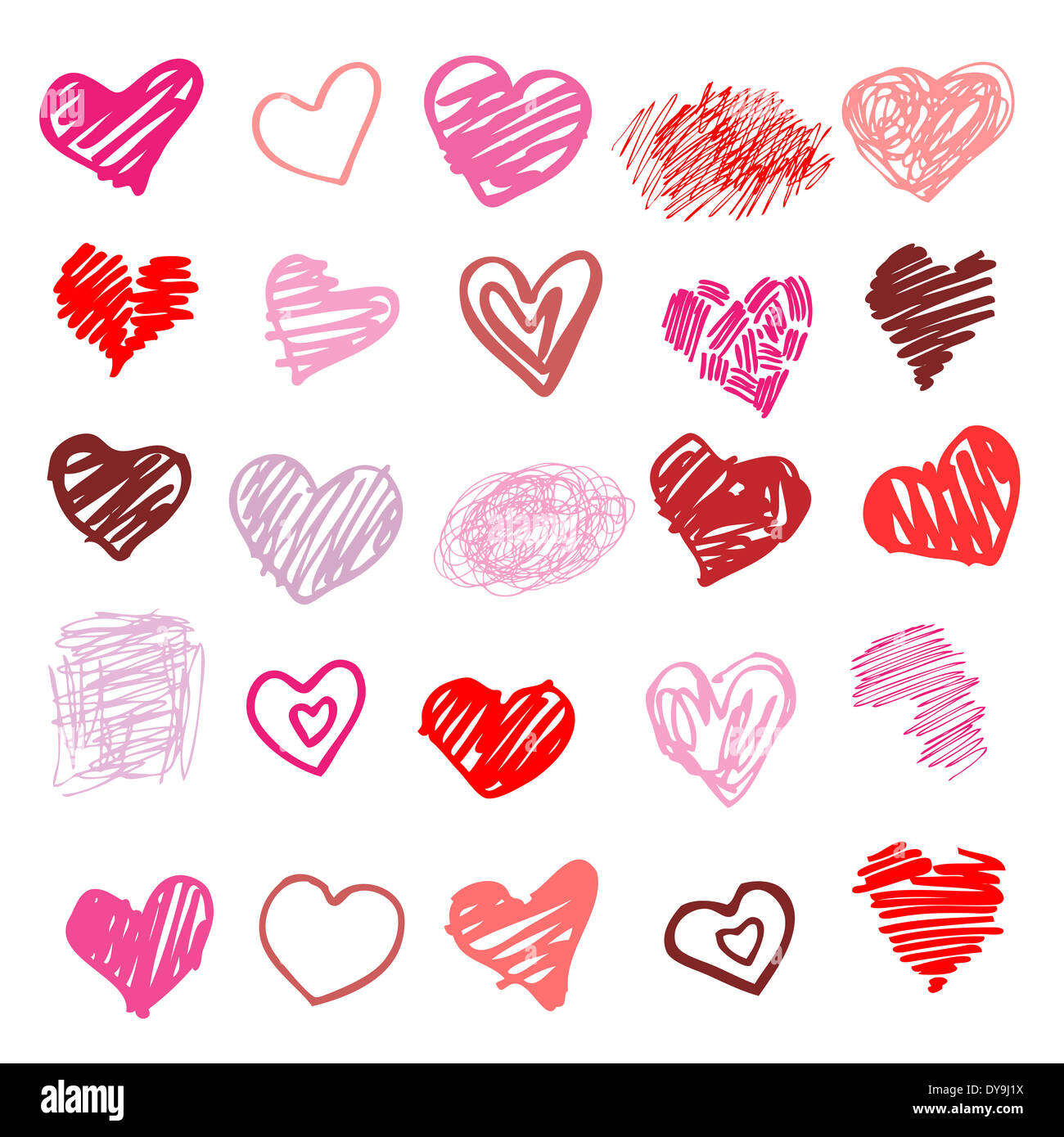Love. Heart illustration isolated Stock Photo - Alamy