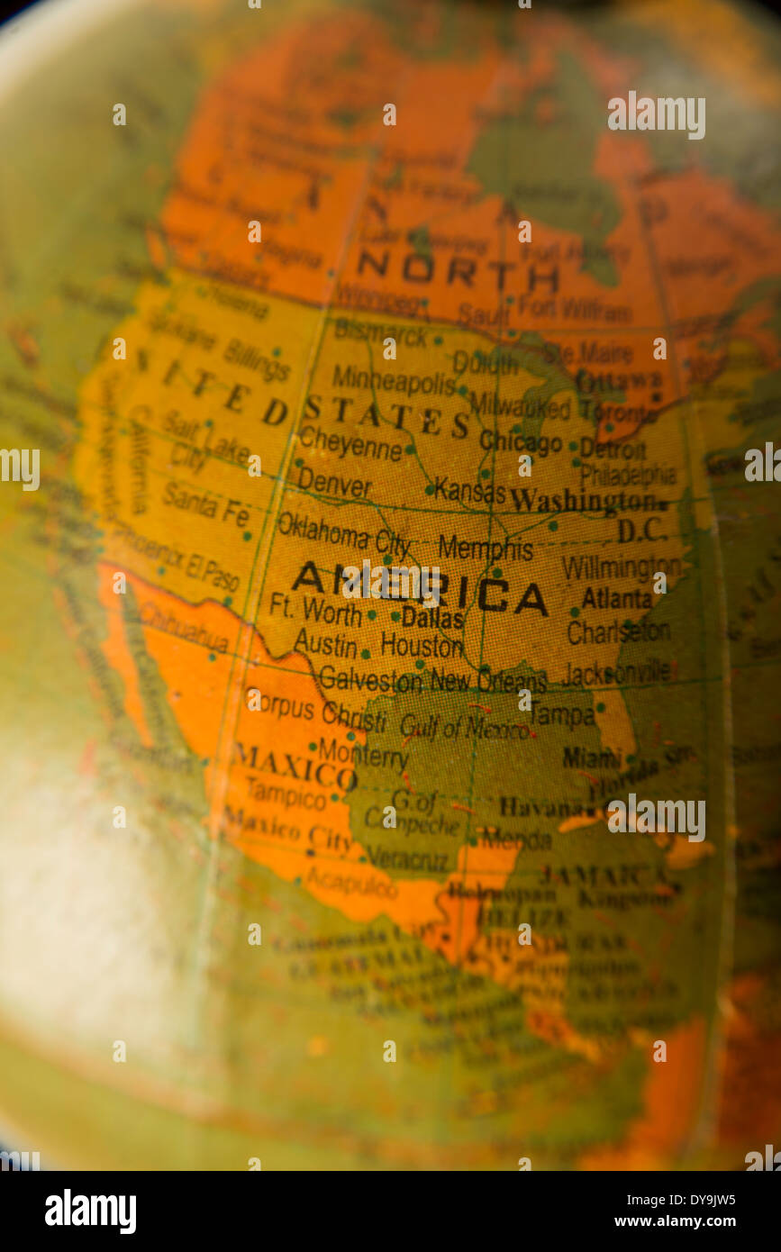 North american continent up hi-res stock photography and images - Alamy