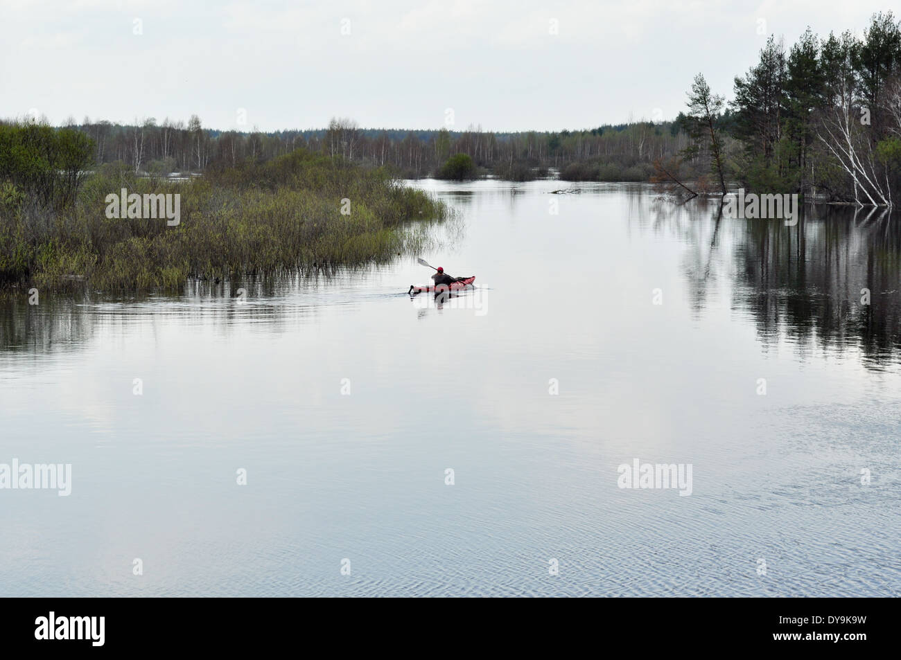 May the landscape. River PRA, the national Park "Meschera" in the ...