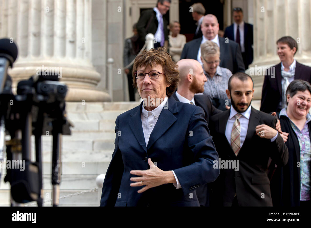 Denver, Colorado, USA. 10th Apr, 2014. PEGGY TOMSIC of Magleby ...