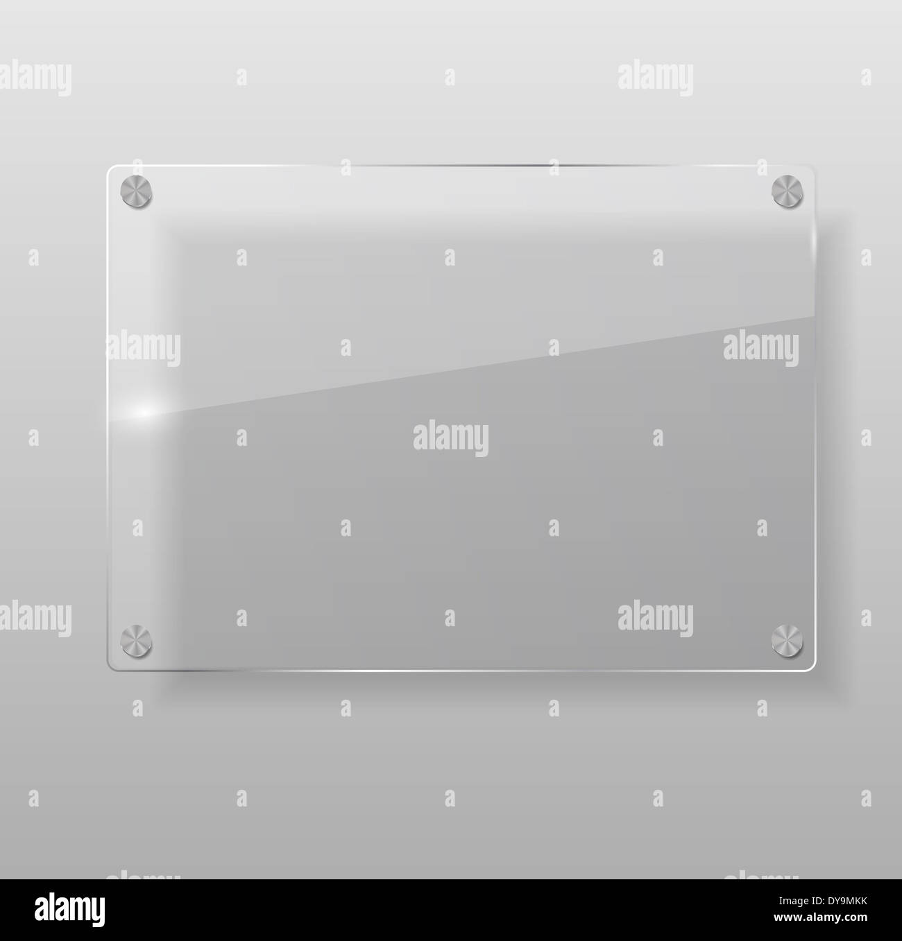 Realistic Glass Frames. Vector Illustration Stock Photo - Alamy