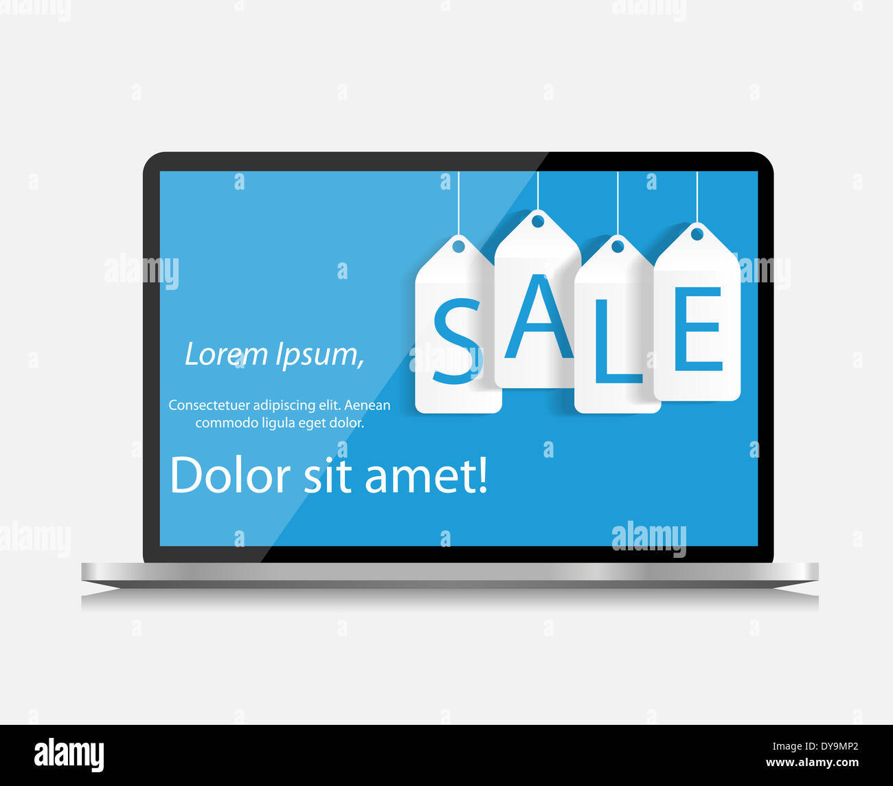 Sale Banner with Place for Your Text. Vector Illustration Stock Photo ...