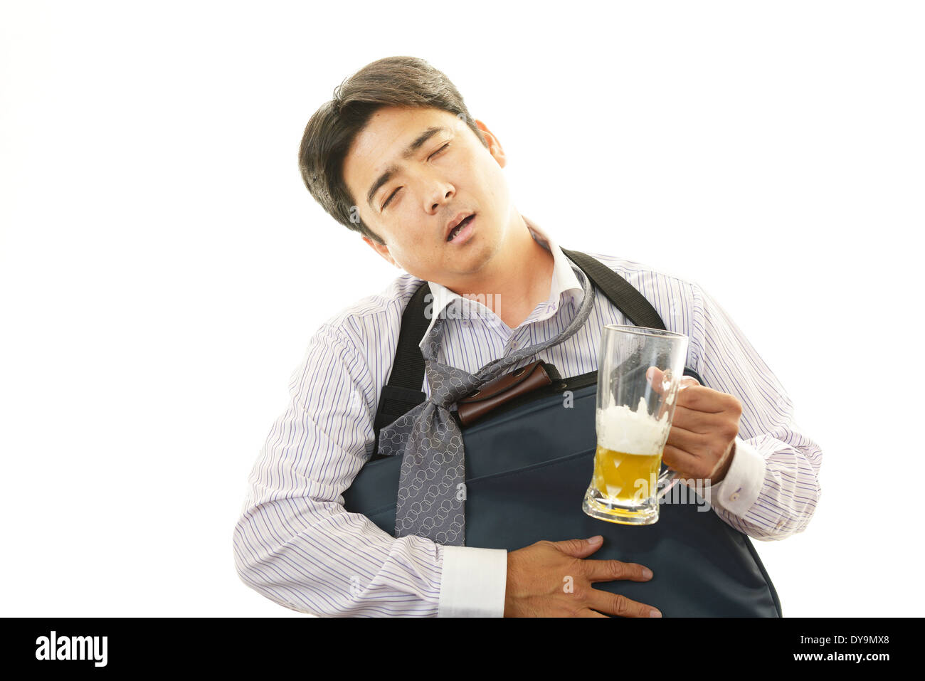 Portrait of a drunken man Stock Photo - Alamy