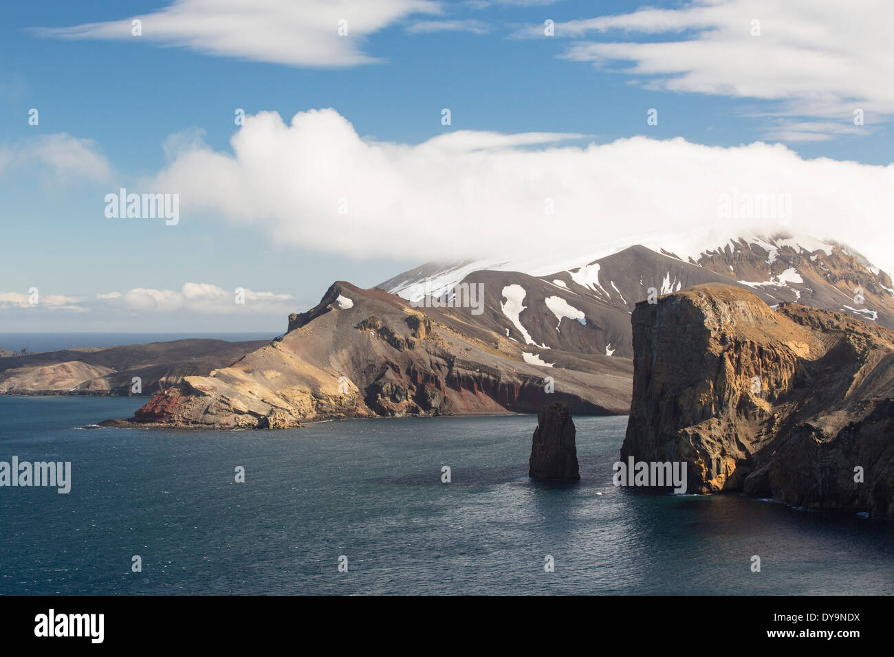Deception Island in the South Shetland Islands off the Antarctic ...