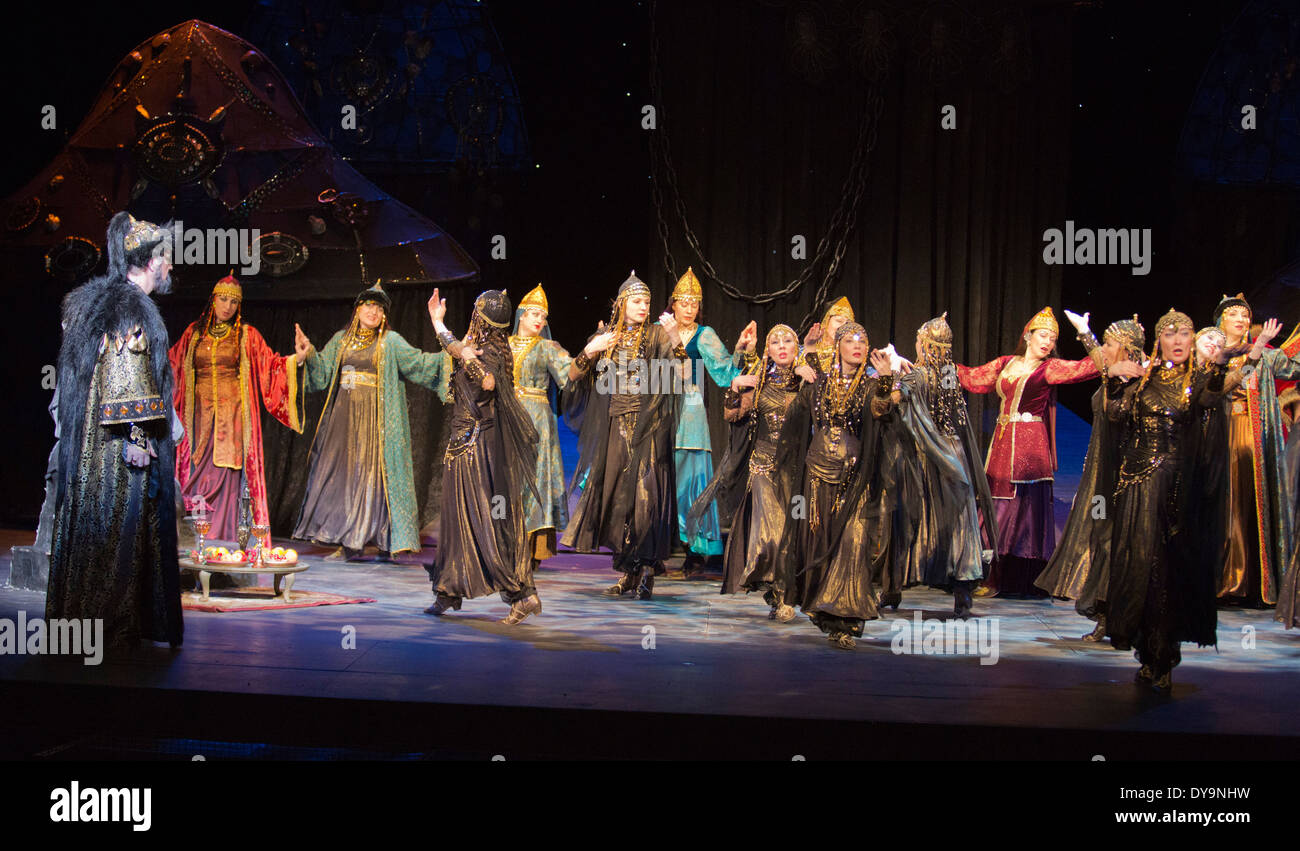 Alexander Borodin's opera "Prince Igor" at the London Coliseum Stock ...