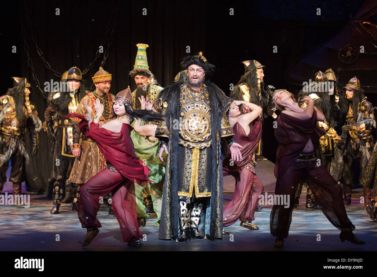 Alexander Borodin's opera "Prince Igor" at the London Coliseum Stock ...