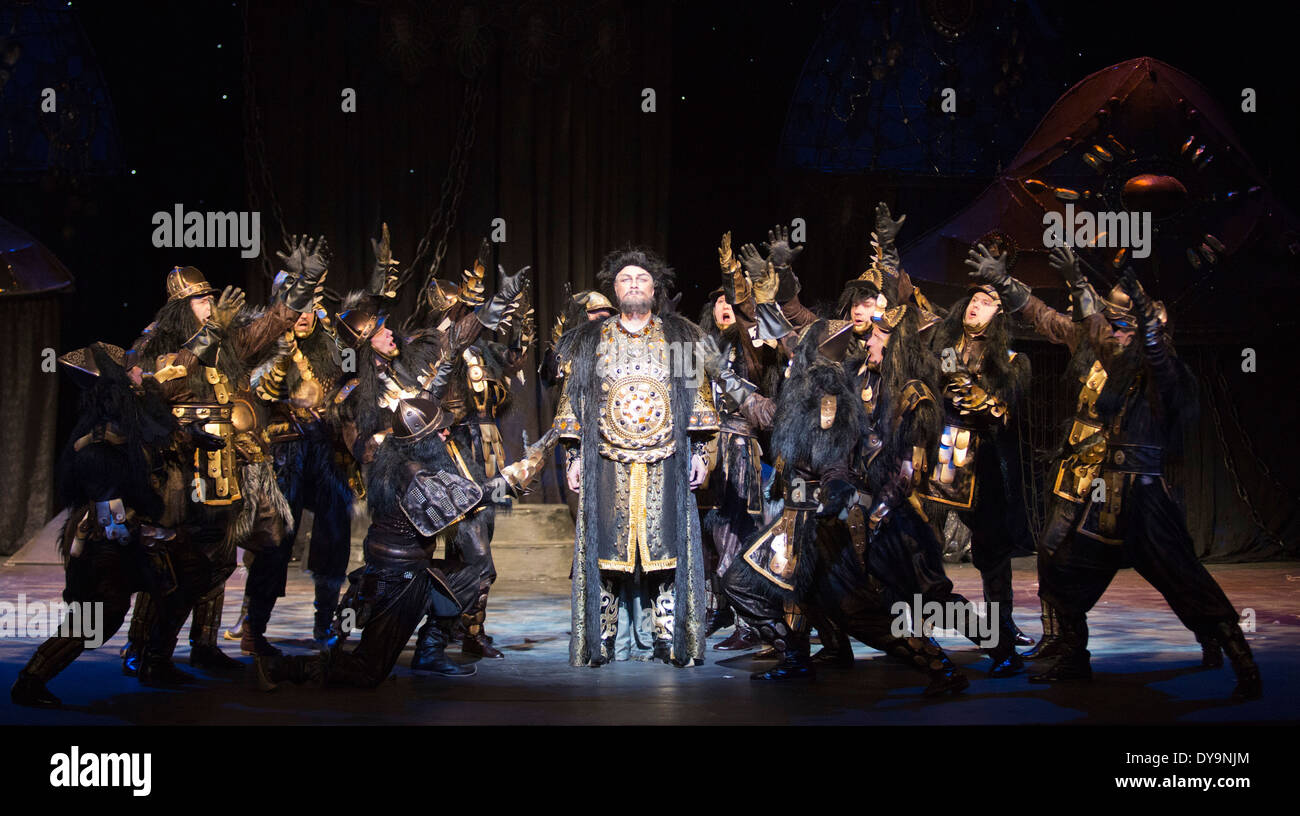 Alexander Borodin's opera "Prince Igor" at the London Coliseum Stock ...