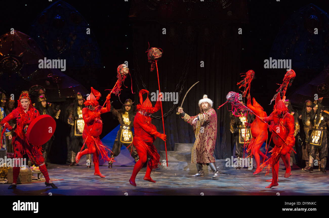 Alexander Borodin's opera "Prince Igor" at the London Coliseum Stock ...