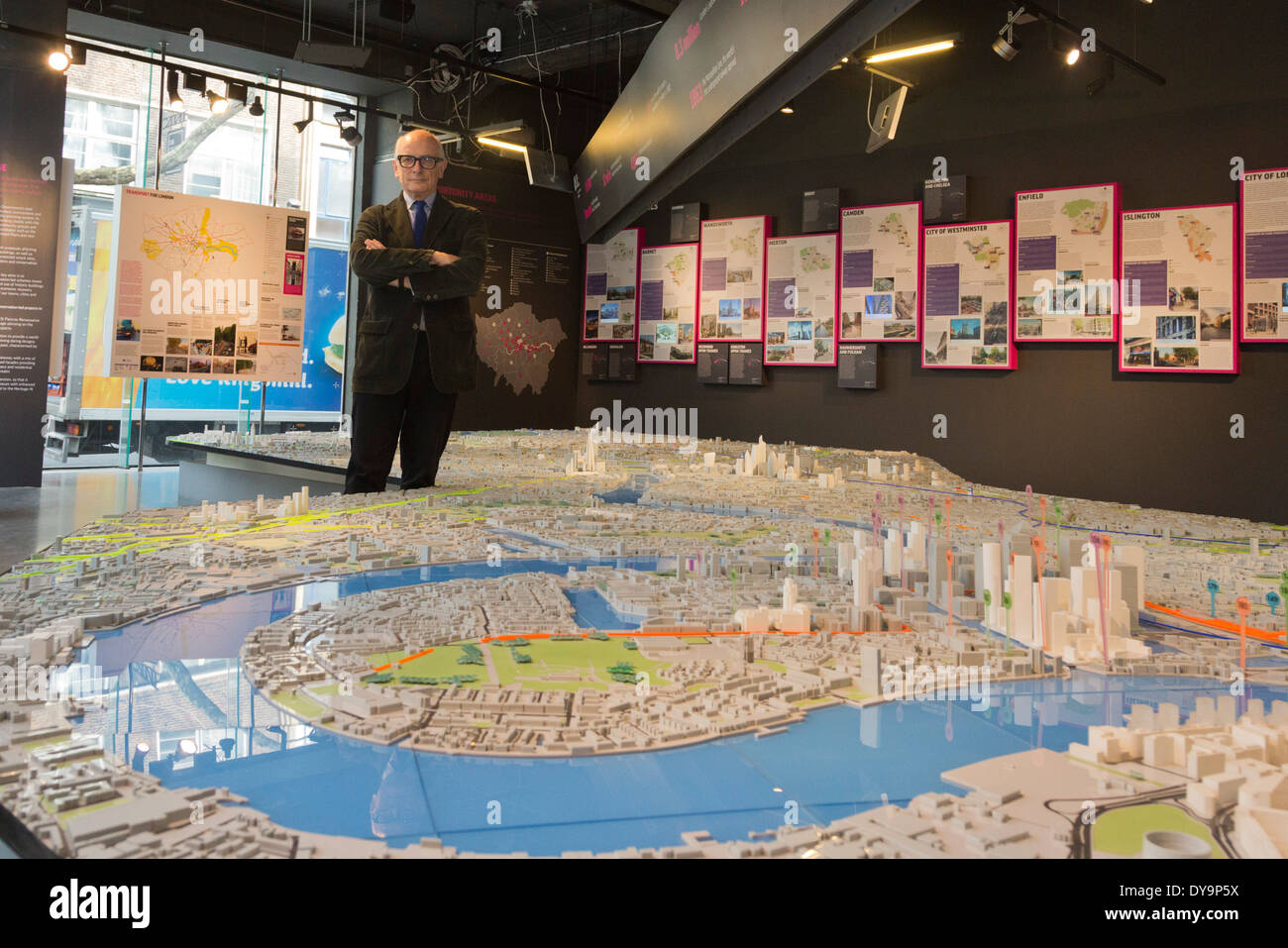 Peter Murray (pic), Director of NLA opens the exhibition "London’s ...