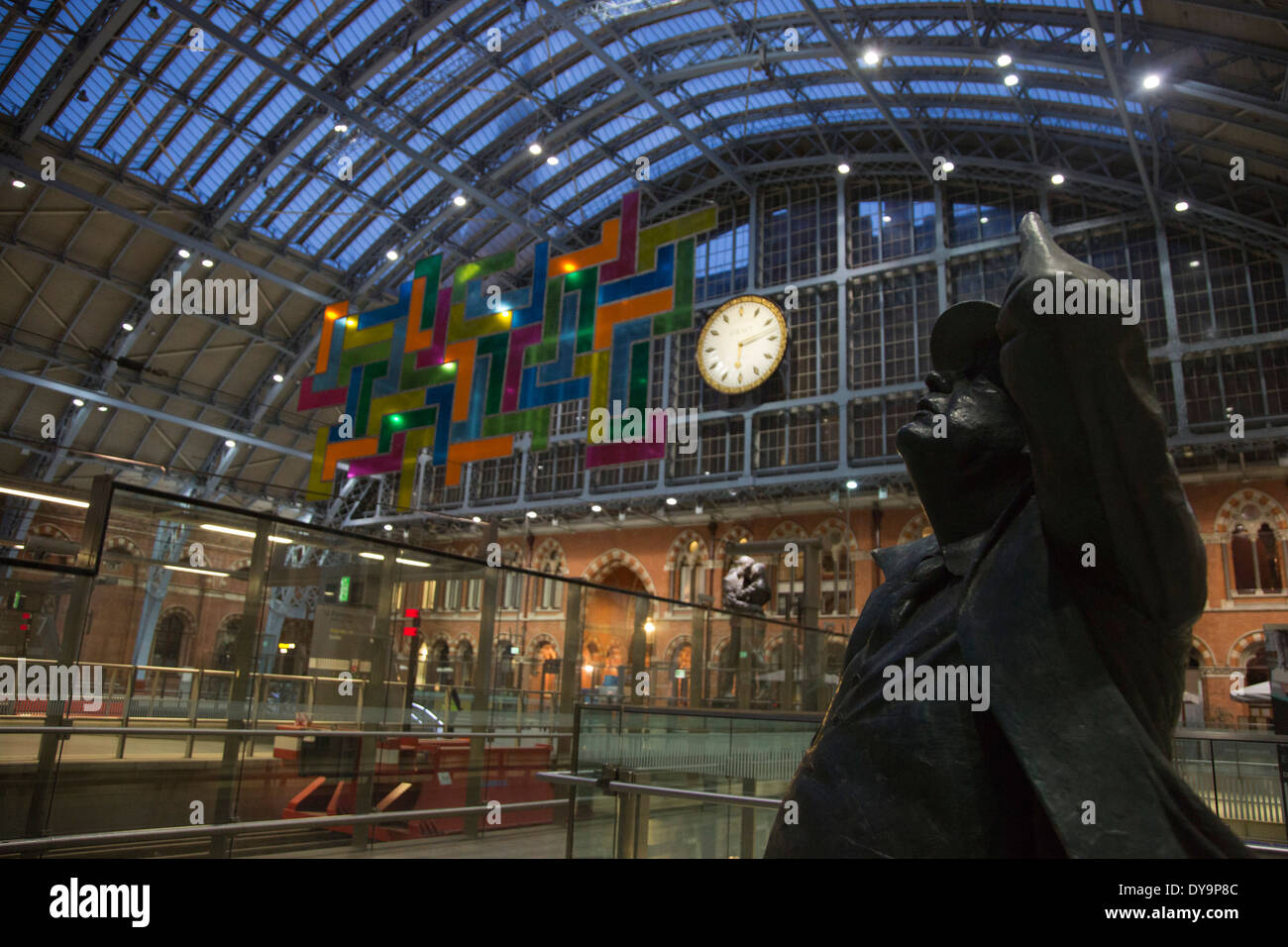 The Terrace Wires installation "Chromolocomotion" by artist David ...