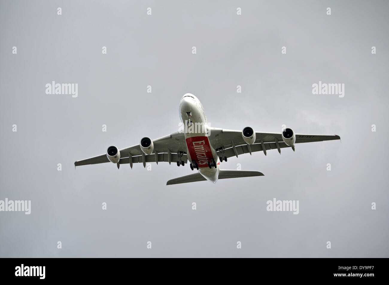 The Airbus A380 is a double-deck, wide-body, four-engine jet airliner ...