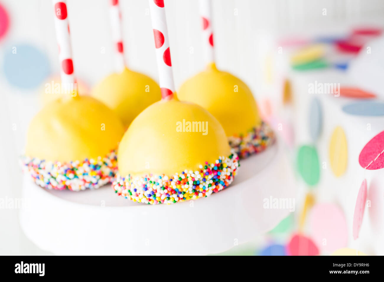 Colorful sweets for kids birthday party celebration Stock Photo - Alamy
