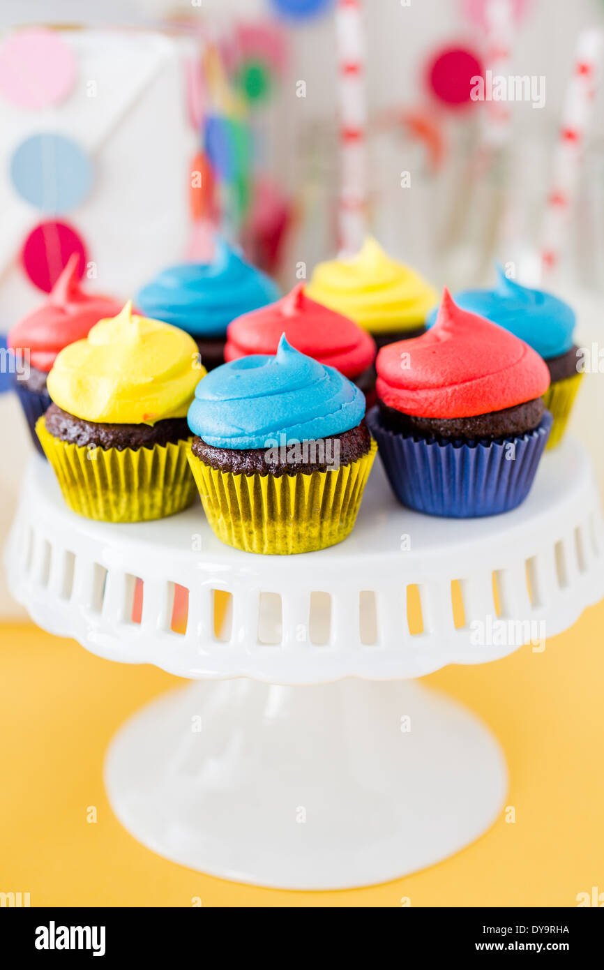 Colorful sweets for kids birthday party celebration Stock Photo - Alamy