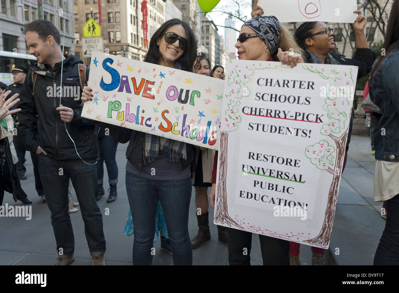 Demonstration by NYC Public School parents, students, teachers, and ...
