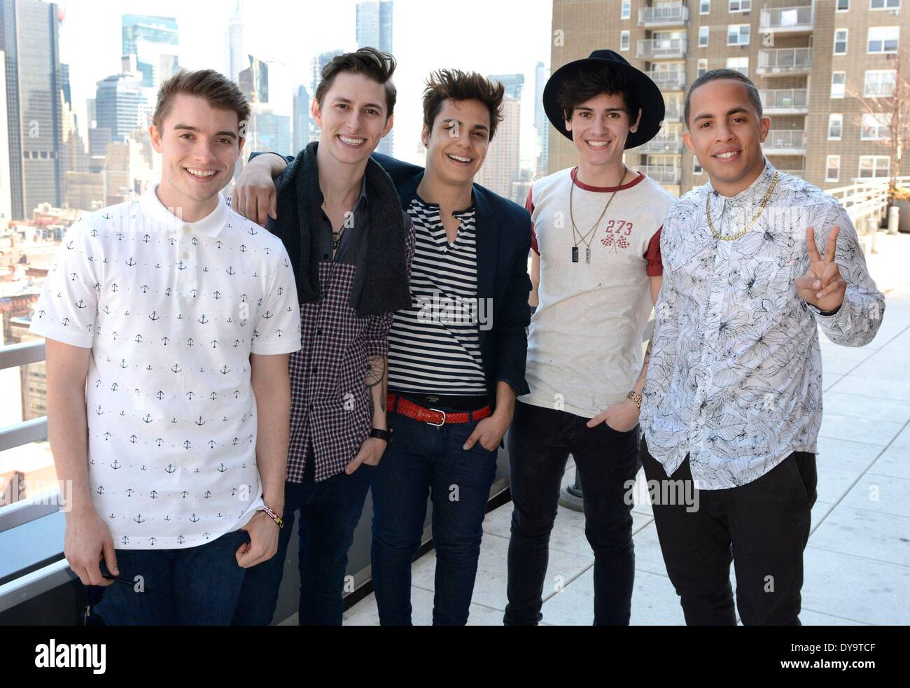 New York, NY, USA. 10th Apr, 2014. Colton Rudloff, Eric Secharia ...