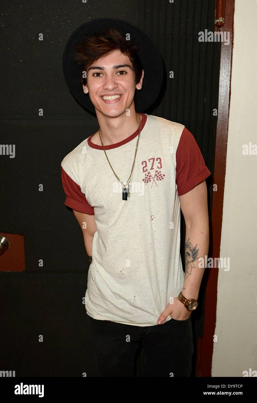 New York, NY, USA. 10th Apr, 2014. Anthony Ladao inside for Press Day ...