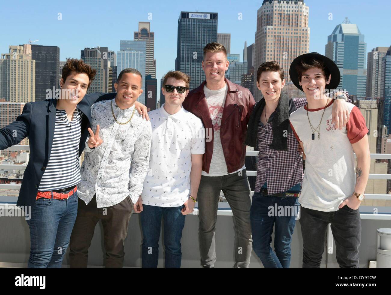 New York, NY, USA. 10th Apr, 2014. Colton Rudloff, Eric Secharia ...