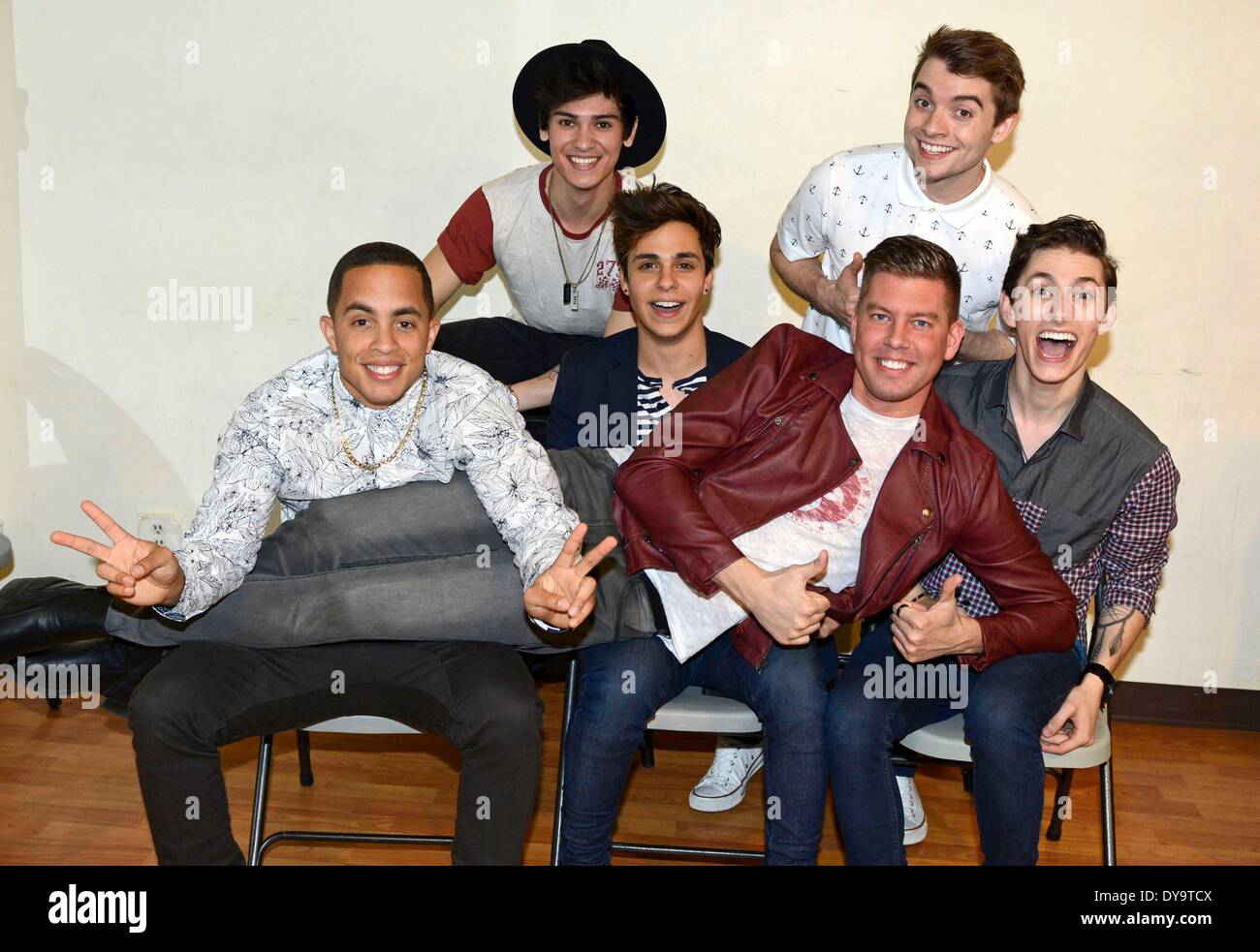 New York, NY, USA. 10th Apr, 2014. Colton Rudloff, Eric Secharia ...