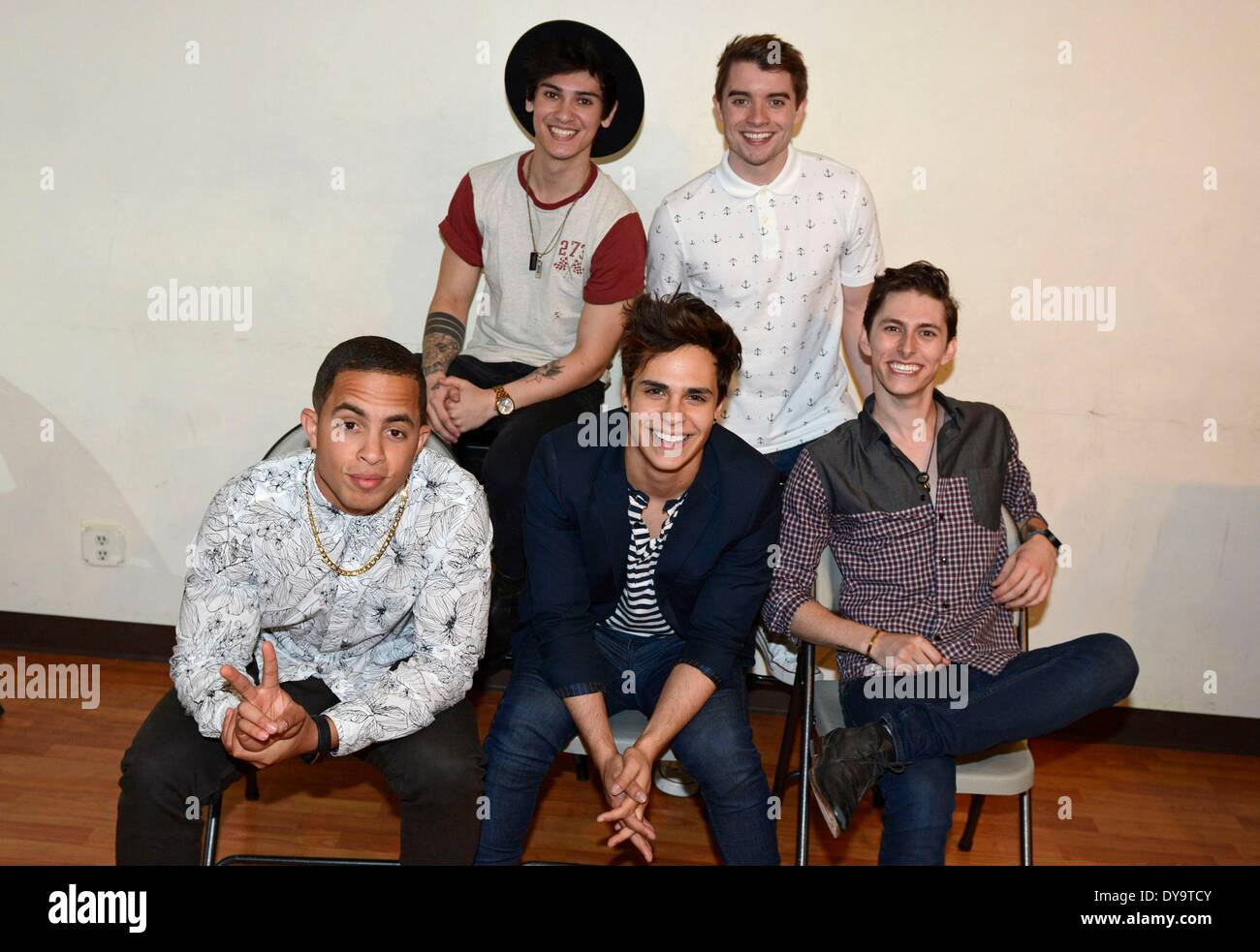 New York, NY, USA. 10th Apr, 2014. Colton Rudloff, Eric Secharia ...