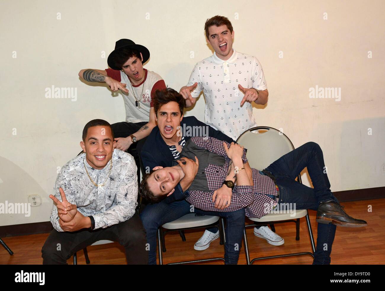 New York, NY, USA. 10th Apr, 2014. Colton Rudloff, Eric Secharia ...