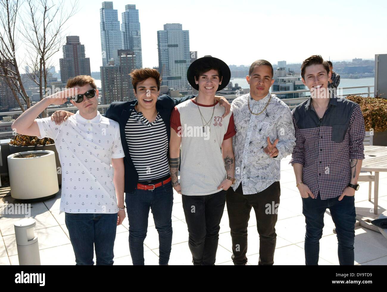 New York, NY, USA. 10th Apr, 2014. Colton Rudloff, Eric Secharia ...