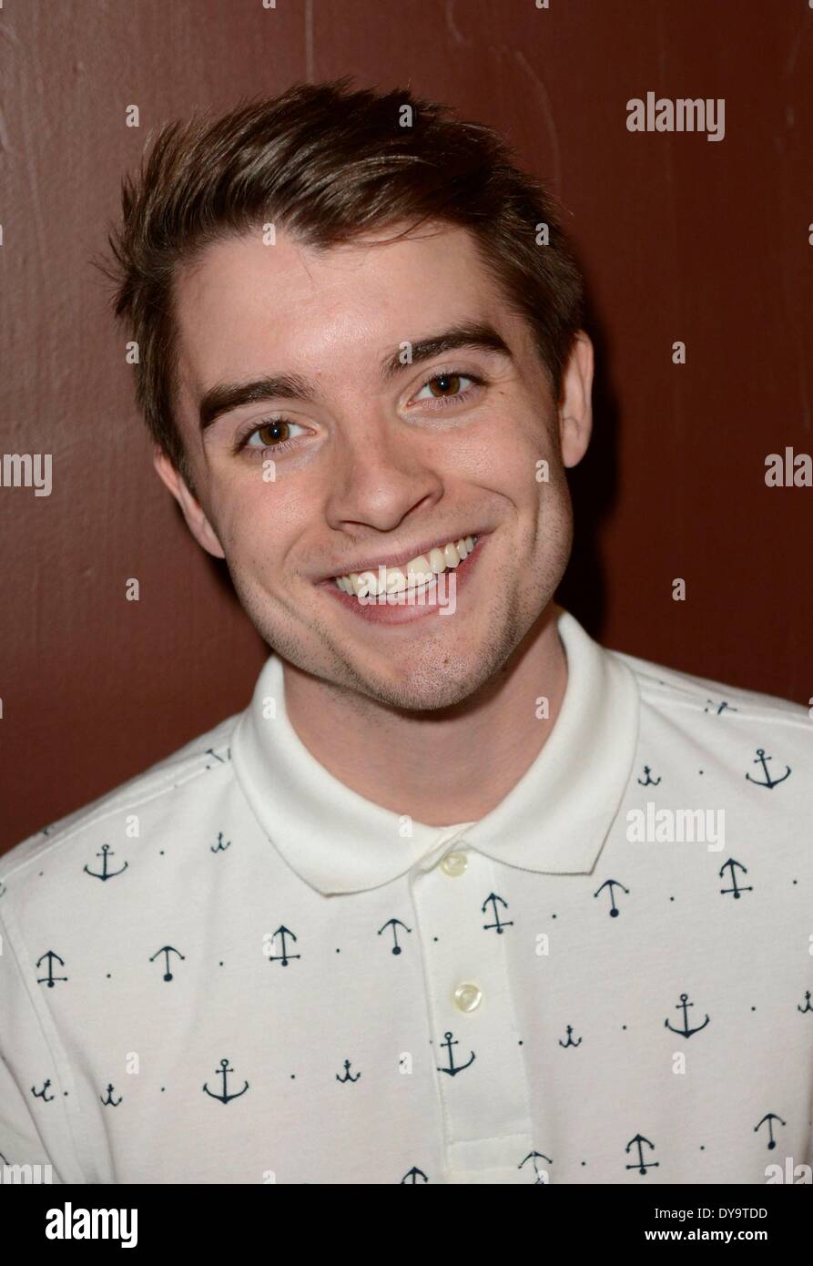 New York, NY, USA. 10th Apr, 2014. Colton Rudloff inside for Press Day ...