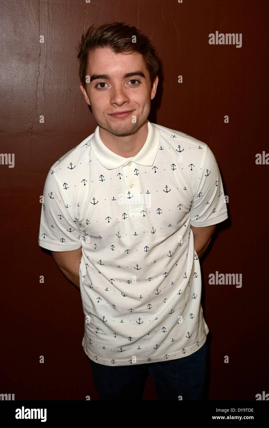 New York, NY, USA. 10th Apr, 2014. Colton Rudloff inside for Press Day ...