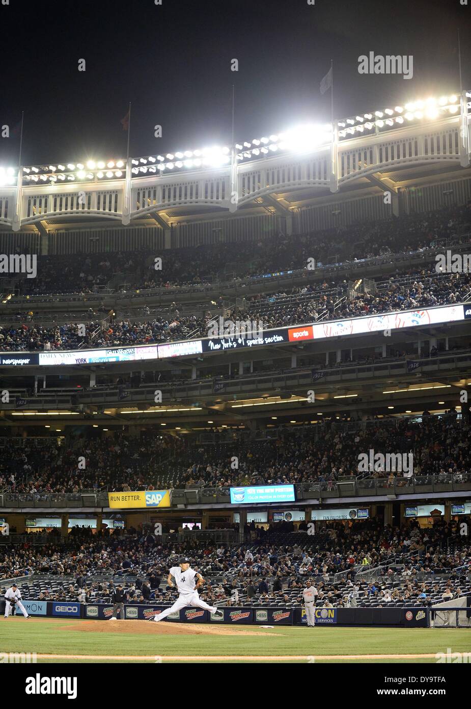 The Bronx, New York, USA. 9th Apr, 2014. Masahiro Tanaka (Yankees) MLB ...