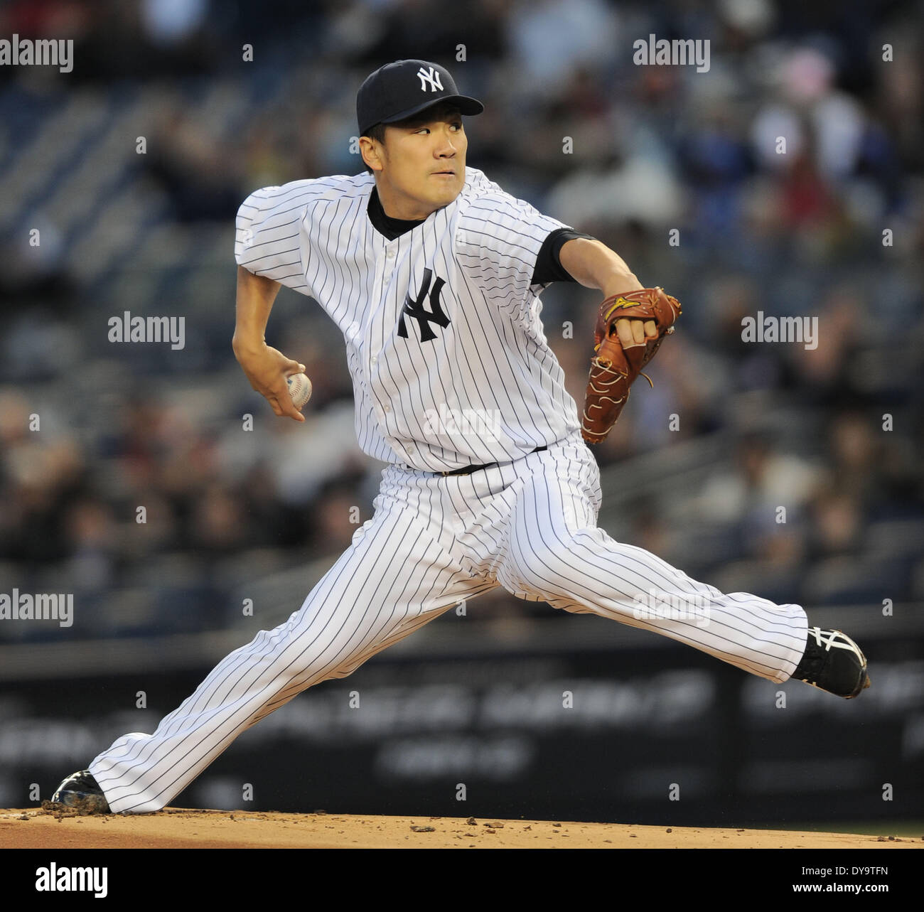 The Bronx, New York, USA. 9th Apr, 2014. Masahiro Tanaka (Yankees) MLB ...