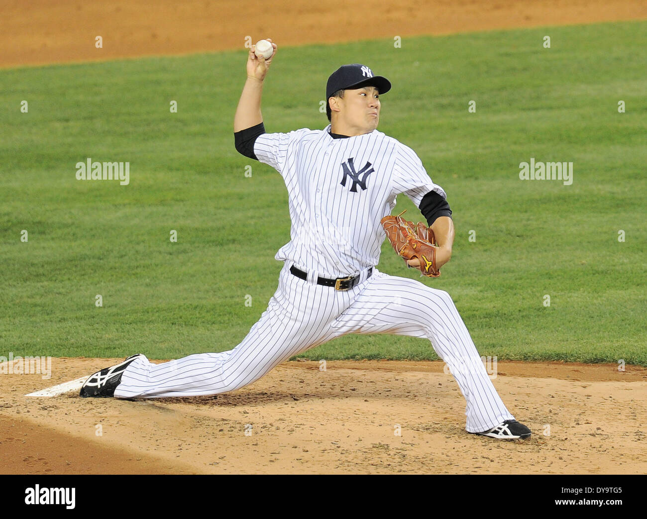 The Bronx, New York, USA. 9th Apr, 2014. Masahiro Tanaka (Yankees) MLB ...