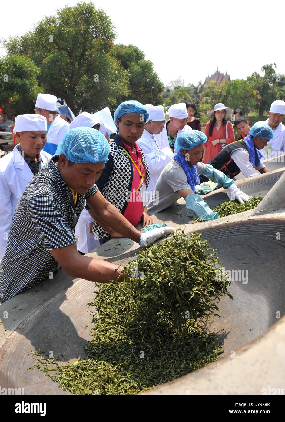 Xishuangbanna, China's Yunnan Province. 10th Apr, 2014. Participants ...