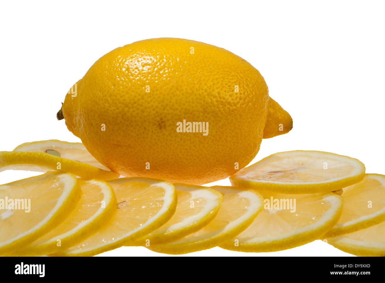 Lemon fruit isolated on white background Stock Photo - Alamy