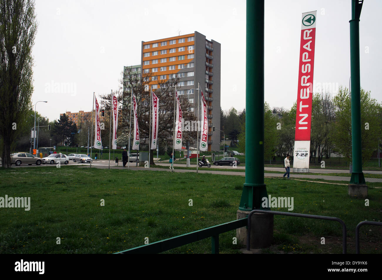 Interspar supermarket, logo Stock Photo - Alamy
