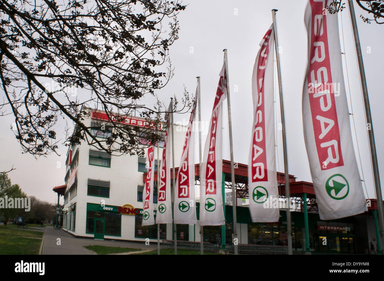 Interspar supermarket, logo Stock Photo - Alamy
