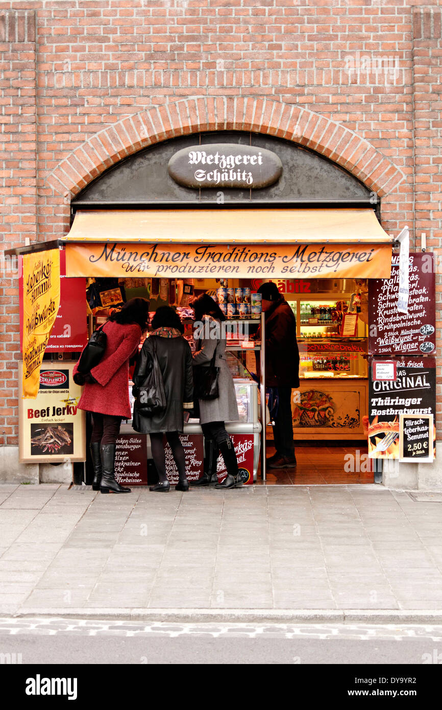 Butcher shop window hi-res stock photography and images - Alamy