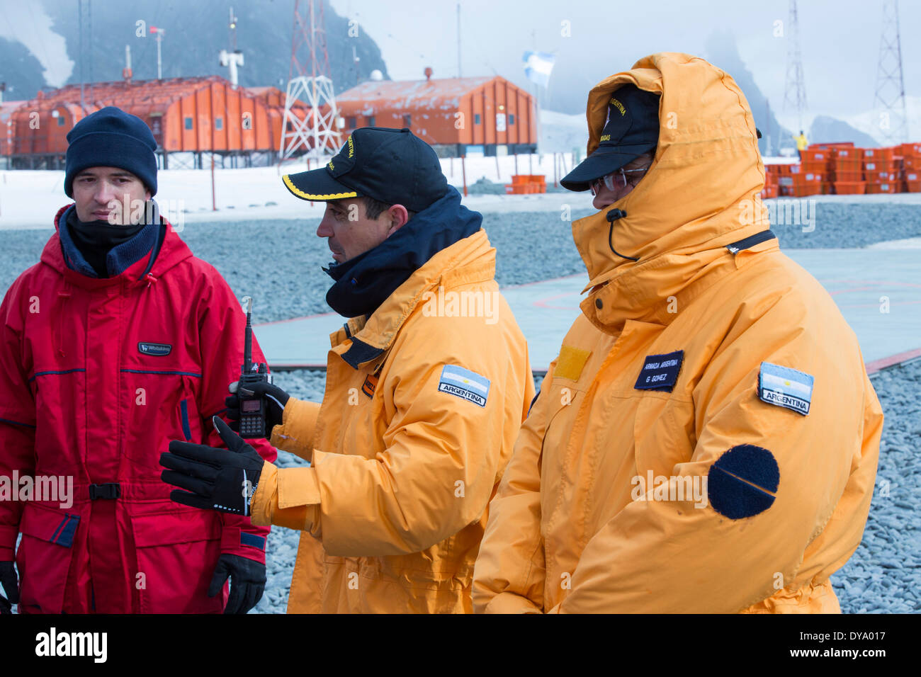 Scientists at Base Orcadas which is an Argentine scientific station in ...