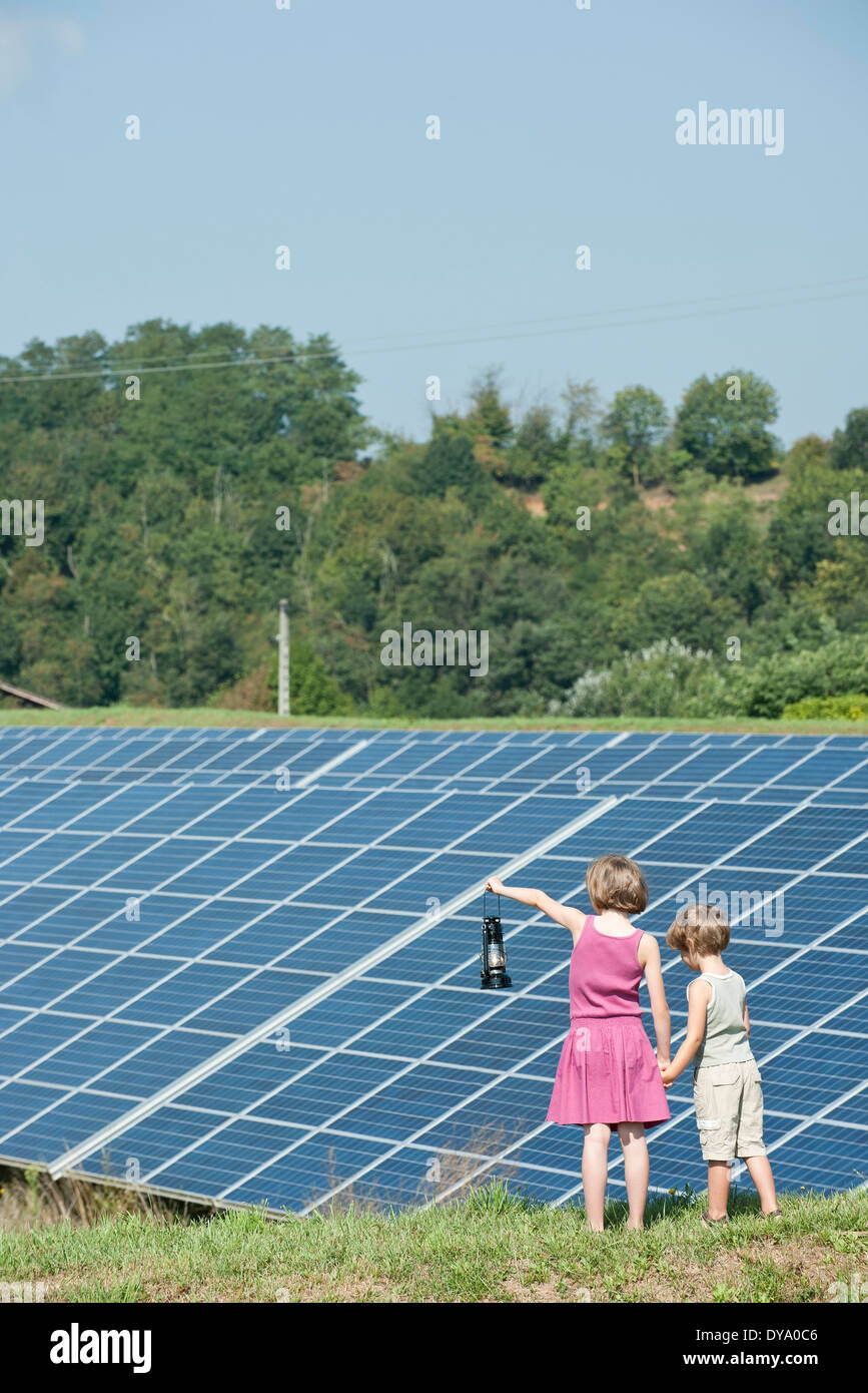Children holding solar panels hi-res stock photography and images - Alamy