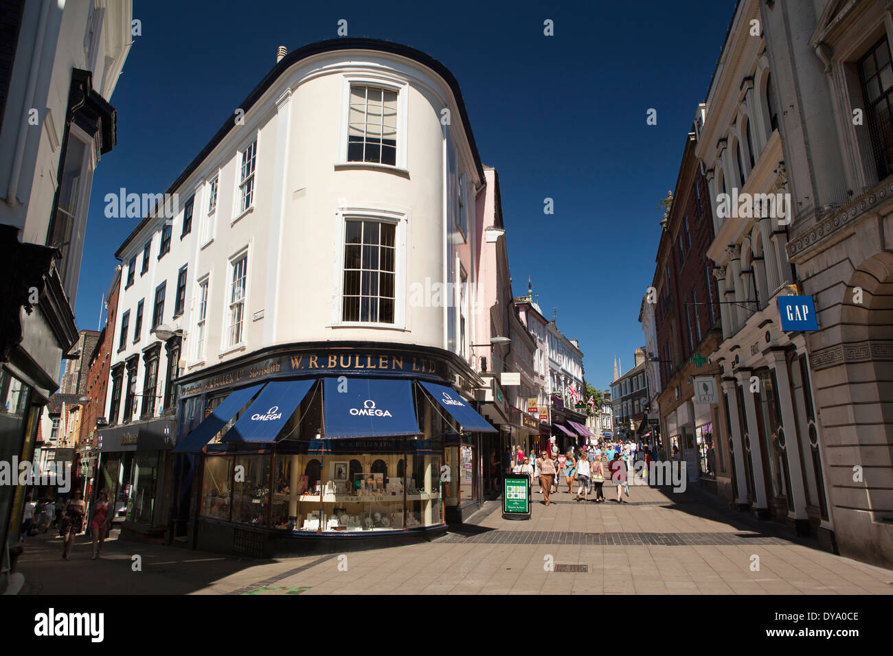 London street norwich norfolk england hi-res stock photography and ...