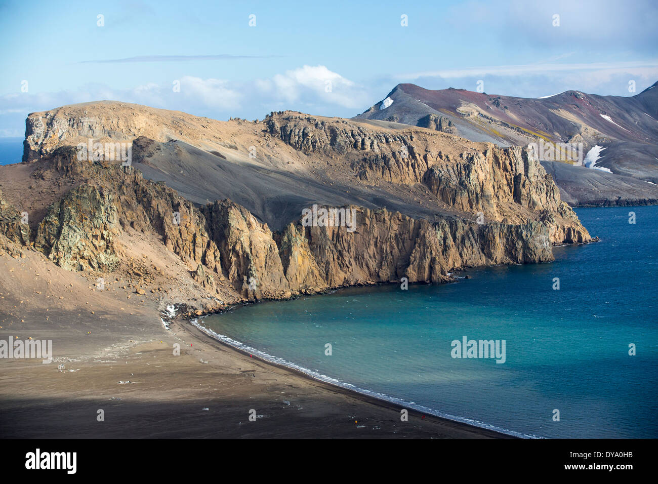 Deception Island in the South Shetland Islands off the Antarctic ...
