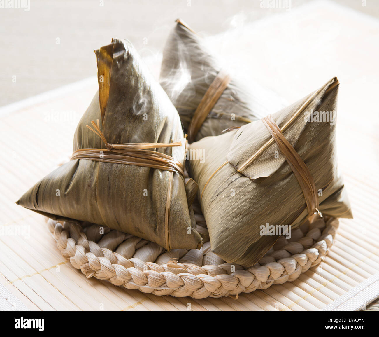 Chinese tradition food - steamed rice dumpling Stock Photo - Alamy