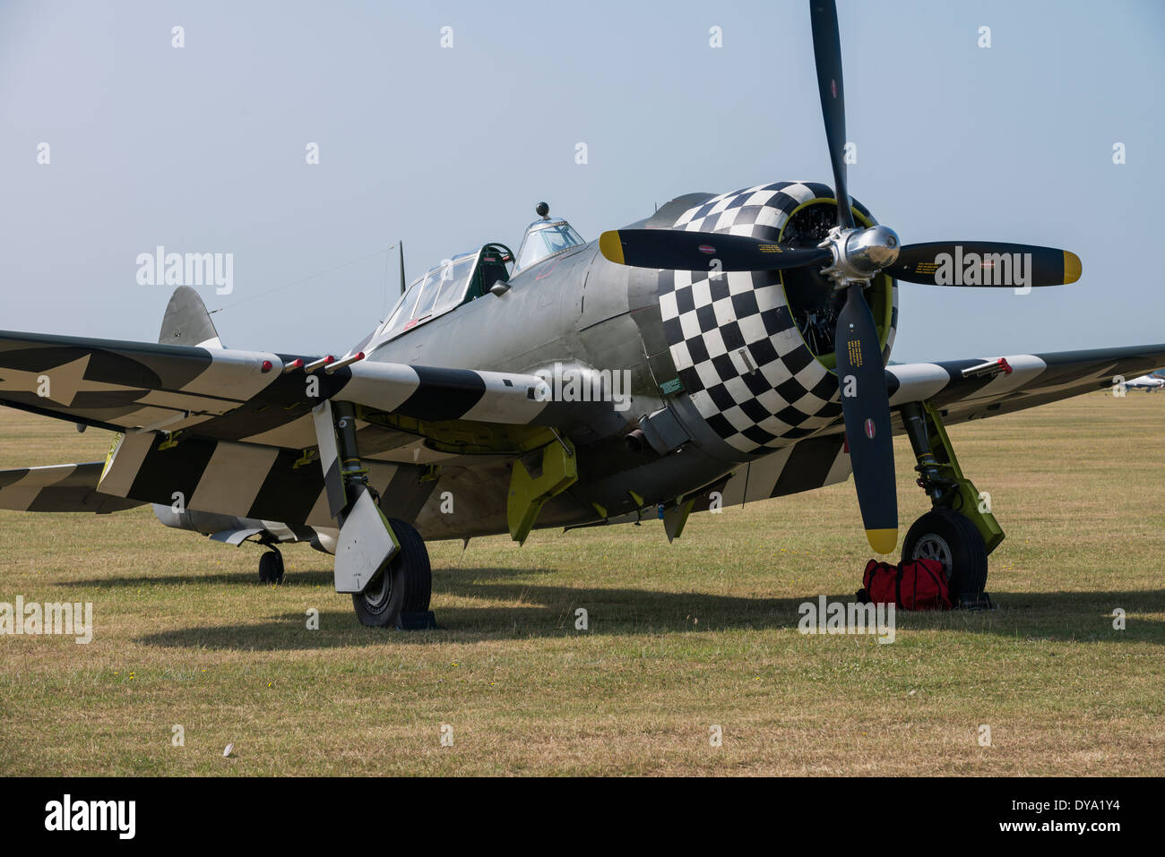 P47-G Thunderbolt fighter at the Flying Legends Airshow, Imperial War ...