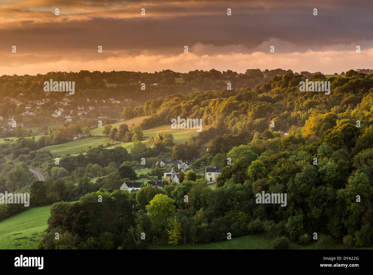 Rodborough common stroud gloucestershire hi-res stock photography and ...