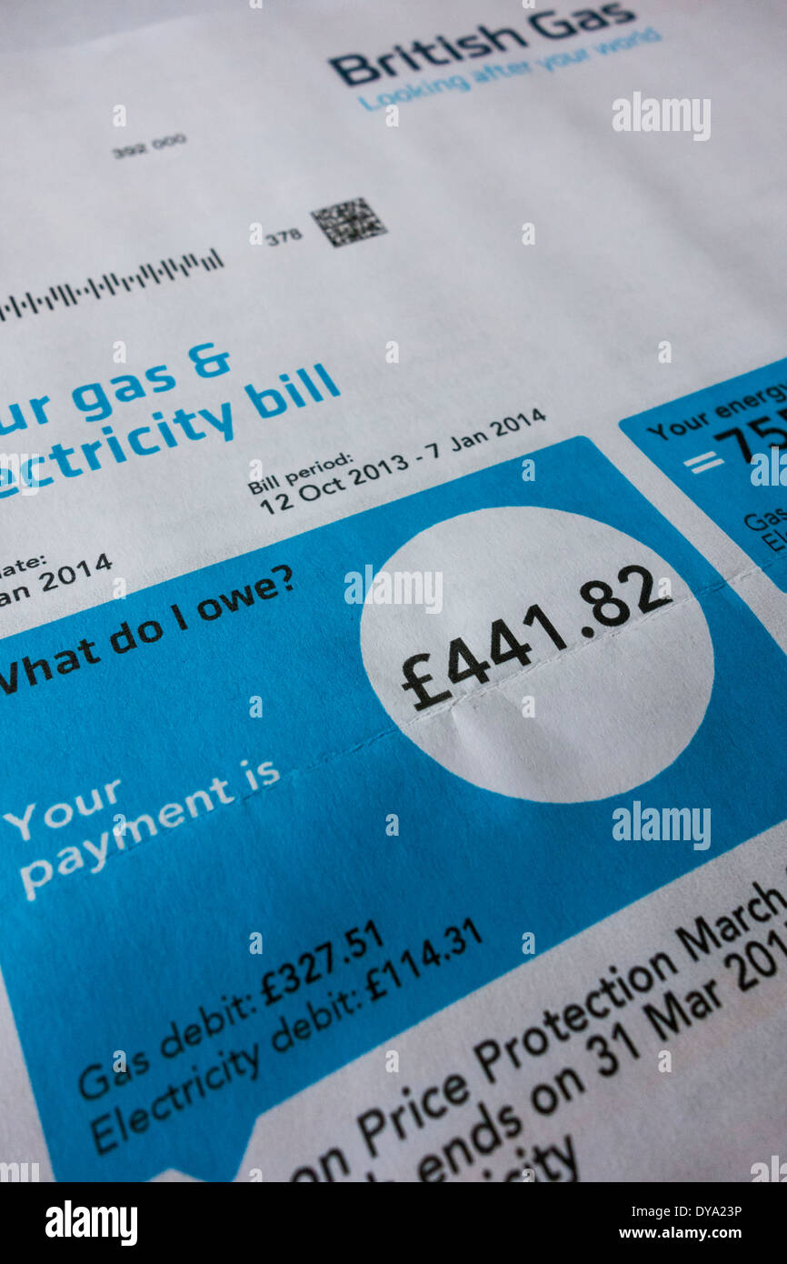 Electricity bill hi-res stock photography and images - Alamy