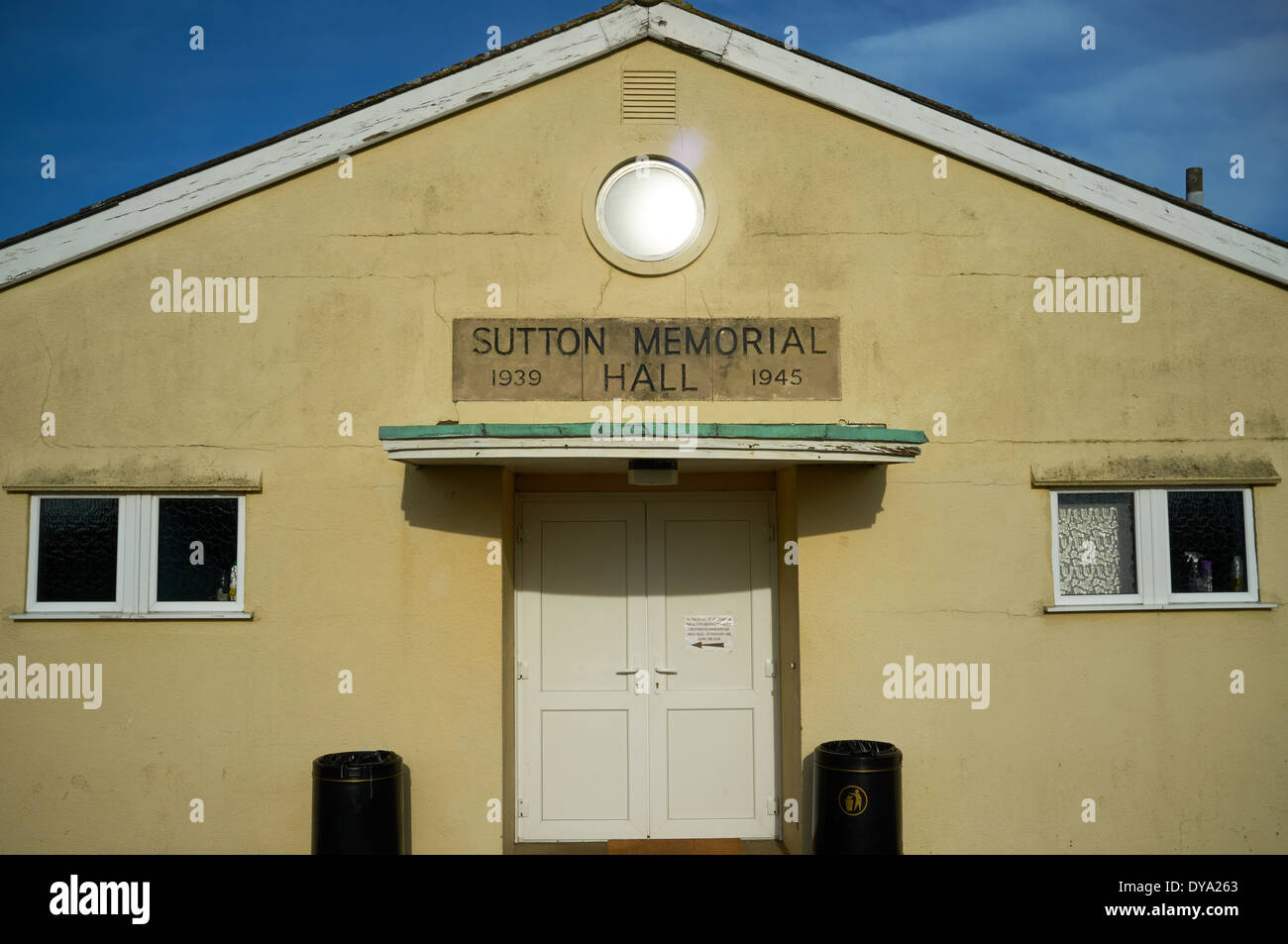 Sutton Memorial Hall Suffolk UK Stock Photo - Alamy