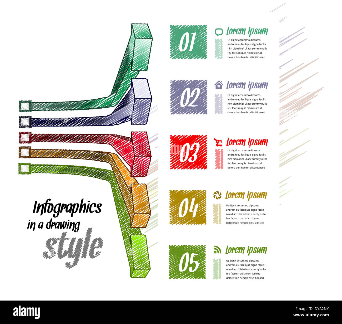 Process arrow chart vector Cut Out Stock Images & Pictures - Alamy
