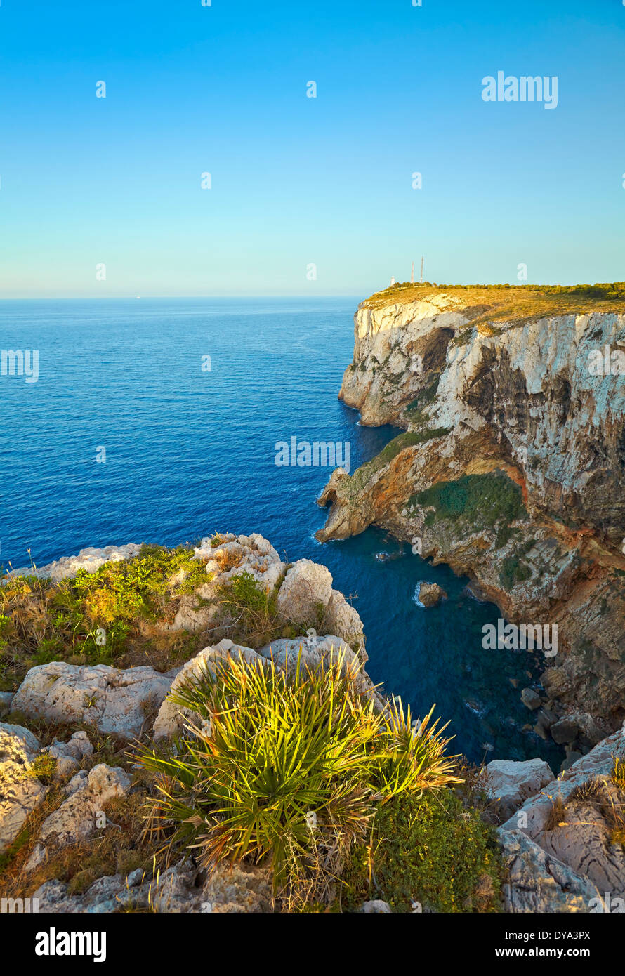 Cape San Antonio nature reserve. Javea. Alicante. Spain Stock Photo - Alamy