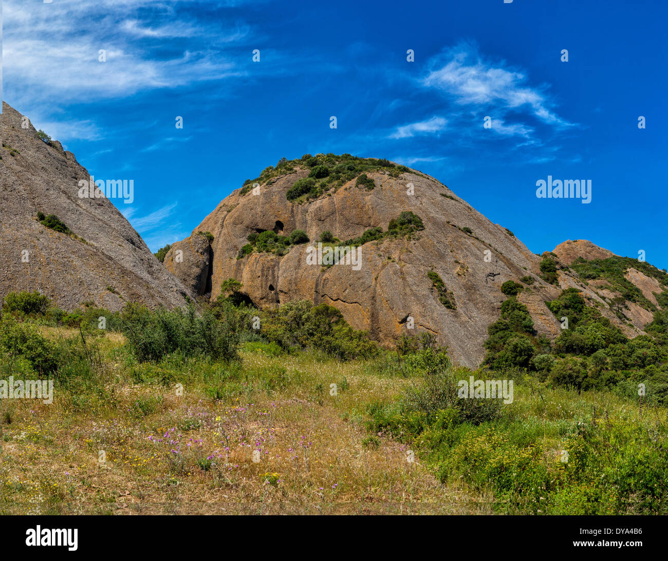 Parc du Mugel, landscape, summer, mountains, hills, La Ciotat, Var ...