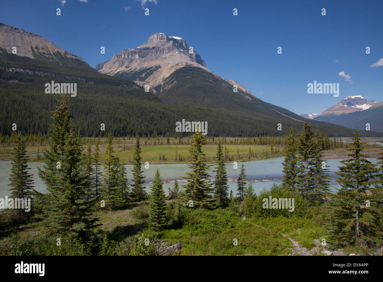 Alberta, Banff, national park, mountains, river, Canada, scenery ...