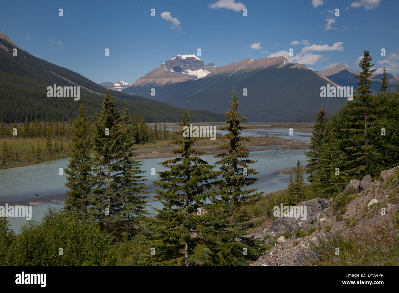 Alberta, Banff, national park, mountains, river, Canada, scenery ...